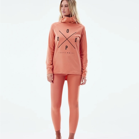 DOPE | Jackets & Coats | Dope Snow Orange Coral Peach Base Layer | Poshmark